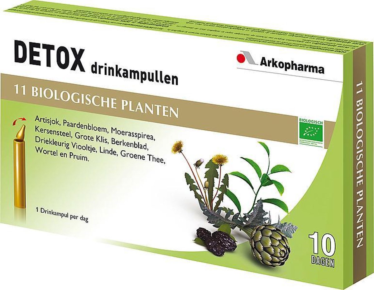 Arkopharma Detox drinkampullen - 10 x 15 ml - Scal 84957 | bol.com