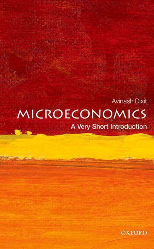 Very Short Introductions - Microeconomics: A Very Short Introduction ...