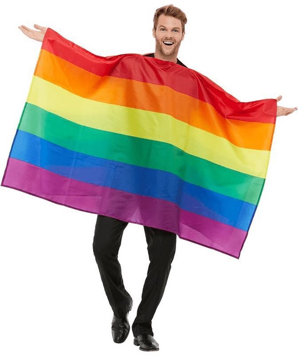 Regenboogvlag Rainbow Pride Regenboog vlag kostuum | One size | bol.com