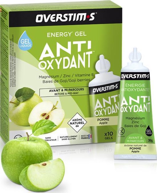 Overstim.s Antioxidant Energy Gel Pomme (36x30gram) | bol.com