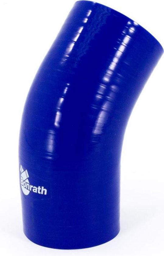 Bonrath Siliconen slang 45 graden bocht - Lengte:50mm - Ø70mm | bol