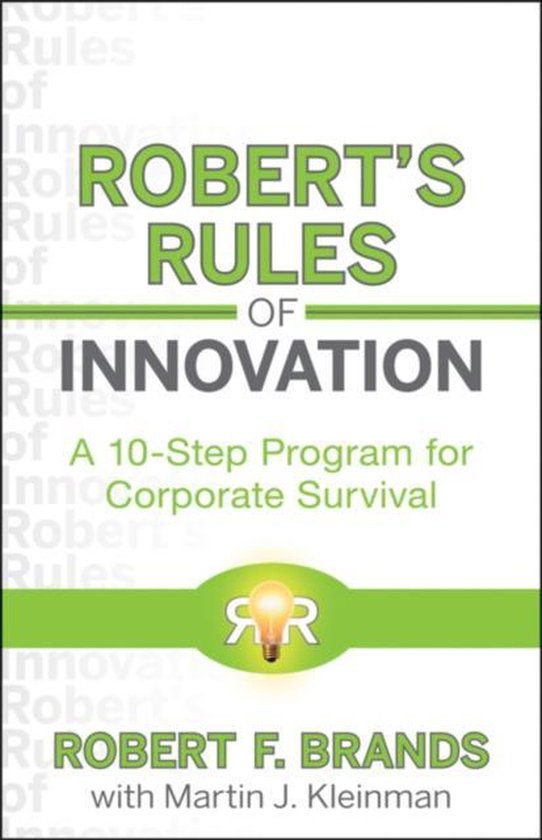 Robert'S Rules Of Innovation | 9780470596999 | RF Brands | Boeken | bol.com