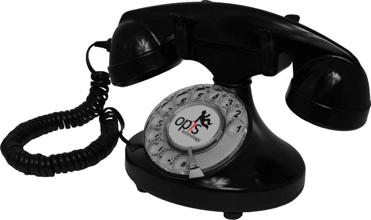 Opis Technology Funkyfon Retro Vaste Telefoon Retro - Met Draaischijf | bol