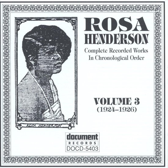 Vol. 3 1924 - 1926, Alberta Hunter | CD (album) | Muziek | bol