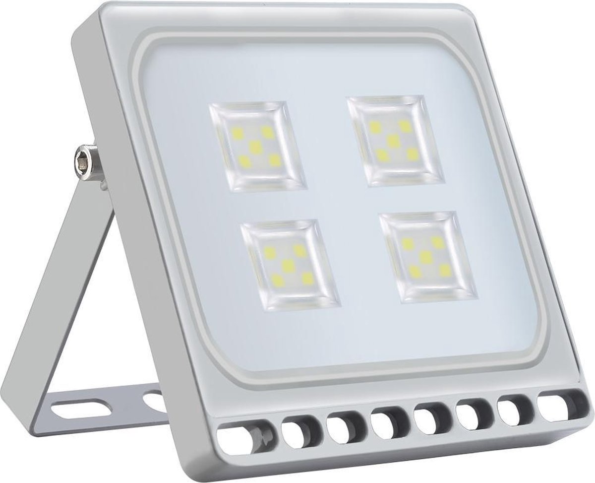 Profile LED Schijnwerper - Voor buiten - IP67 - 20W - Extra dun - Grijs ...