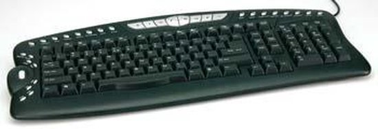 Sweex Keyboard Office-line SW33 Black Spanish toetsenbord USB + PS/2 ...