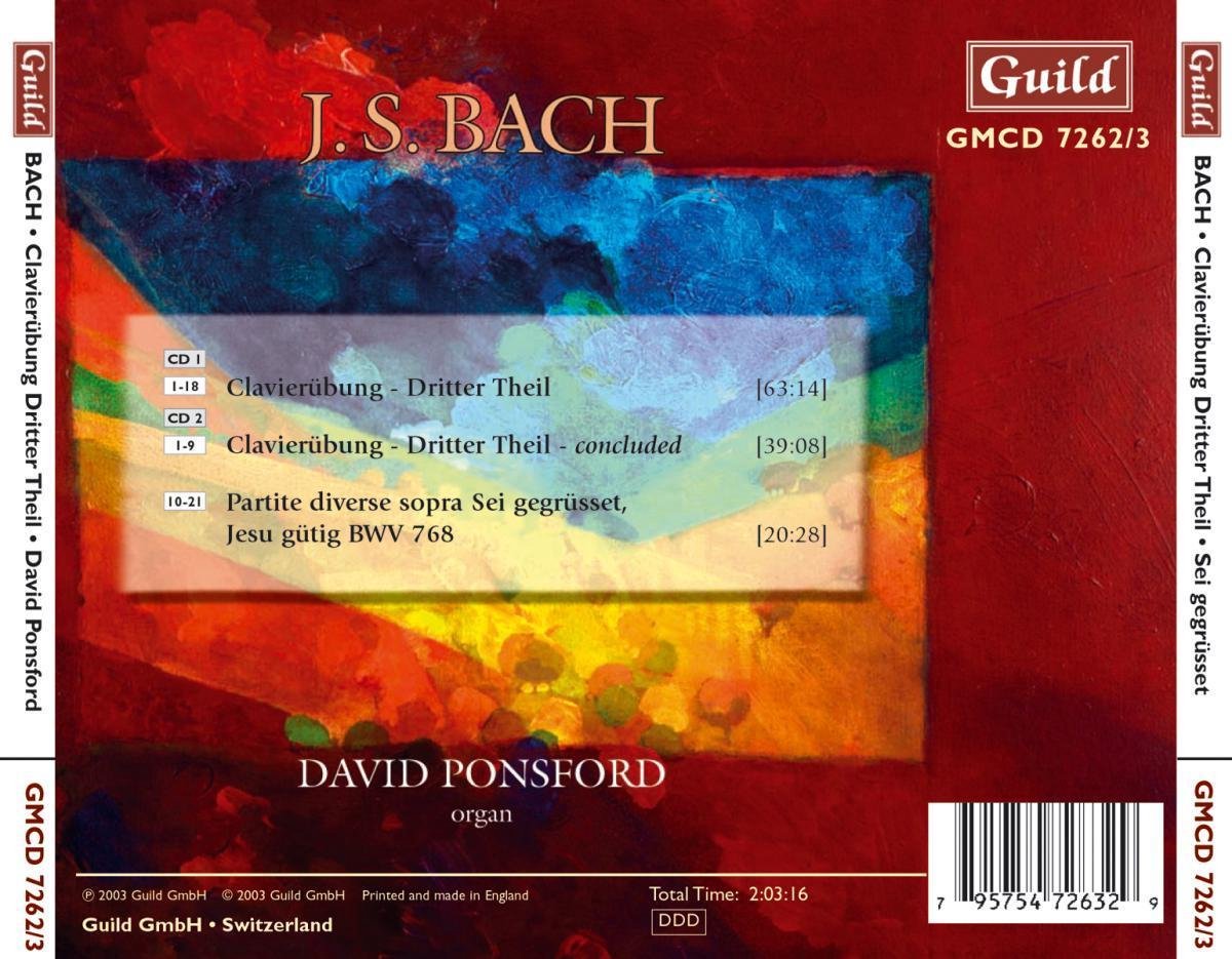 Bach - Clavierubung Iii, David Ponsford - Organ | CD (album) | Muziek | bol