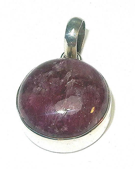 Zilveren Robijn Hanger | bol