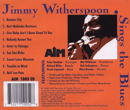 Sings Blues, Jimmy Witherspoon | CD (album) | Muziek | bol