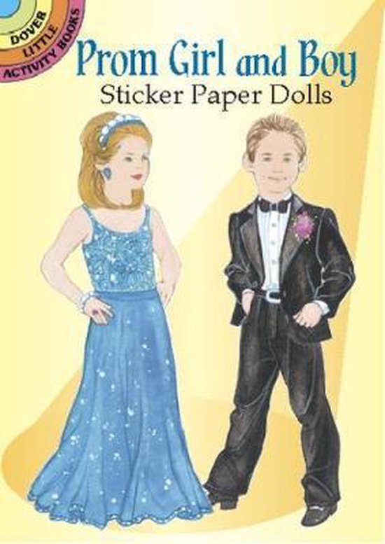 Prom Girl and Boy Sticker Paper Dolls, Barbara Steadman | 9780486421698 ...