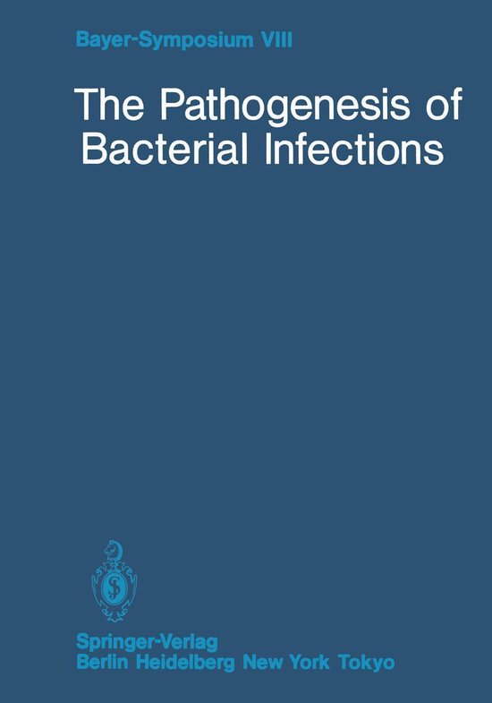 Bayer-Symposium 8 - The Pathogenesis of Bacterial Infections (ebook), V. Braun |... | bol.com