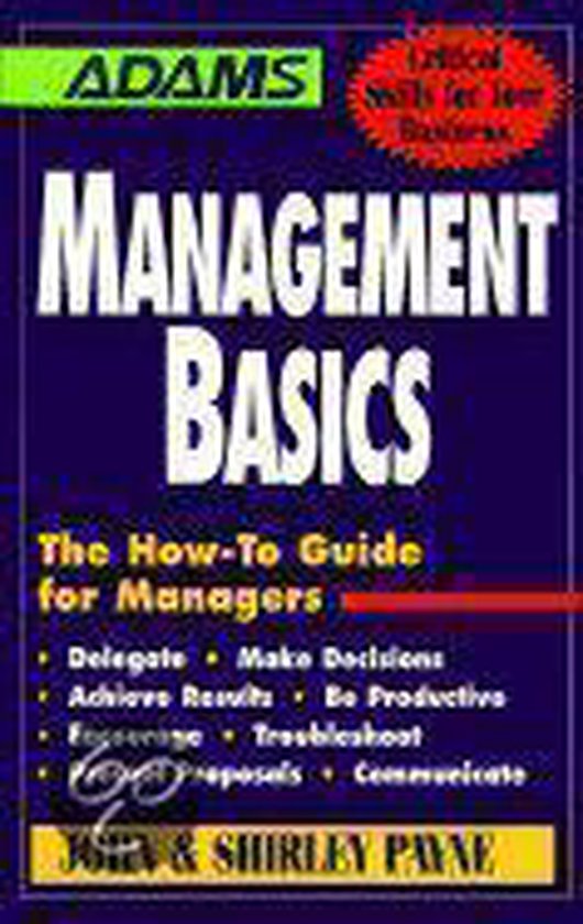 Management Basics, John Payne | 9781580620239 | Boeken | bol.com