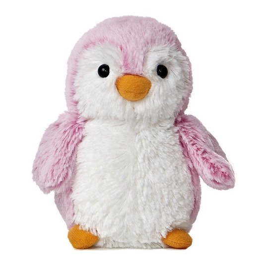 AURORA - Pompom Pinguin SMALL 15 cm roze | bol.com