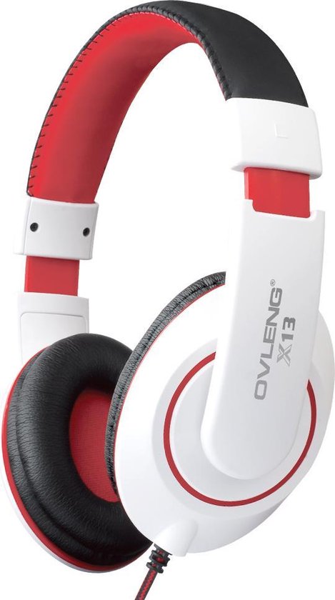 OVLENG X13 Wit - Studio On-Ear Koptelefoon met Verstevigde Nylon Kabel | bol.com