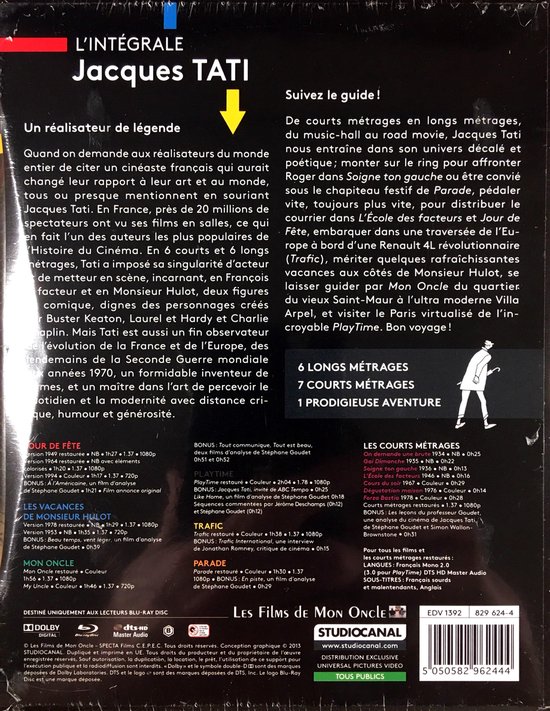 Jacques Tati Collection (Blu-ray) | Dvd's | bol.com