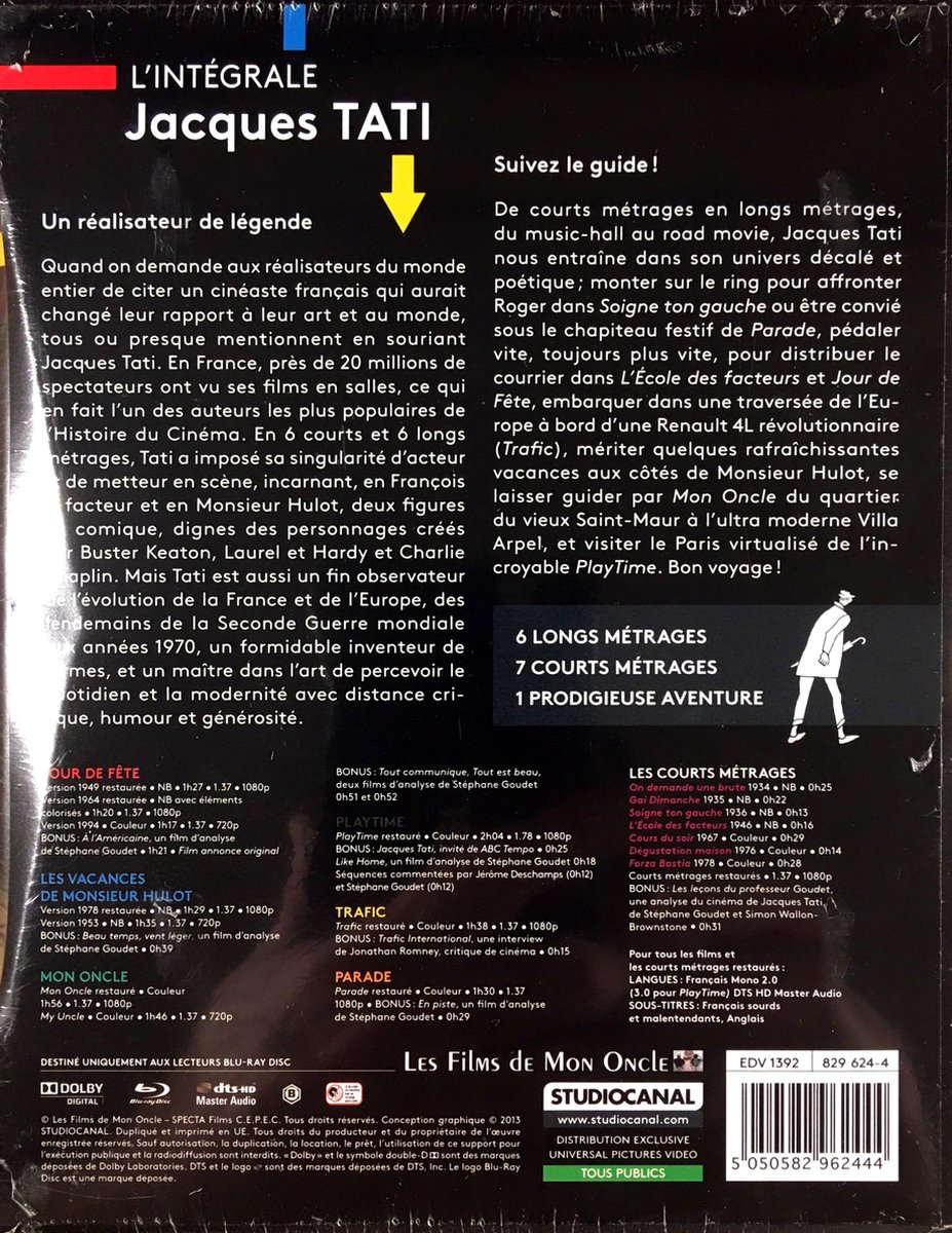 Jacques Tati Collection (Blu-ray) | Dvd's | bol.com