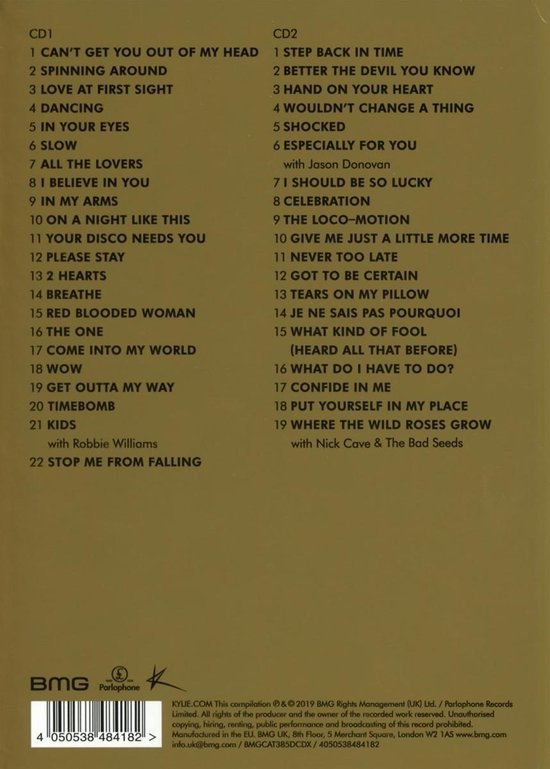 Step Back In Time: The Definitive Collection (Limited Edition), Kylie ...