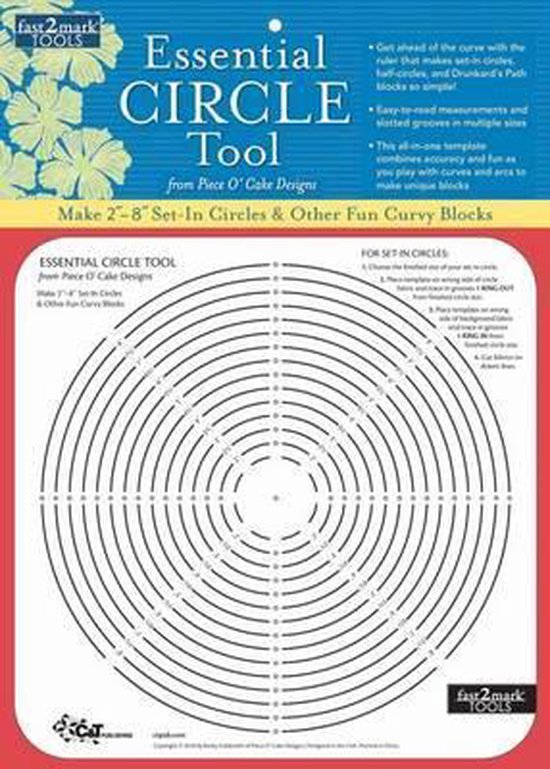 Fast2mark Essential Circle Tool from Piece O' Cake Designs, Becky Goldsmith |... | bol