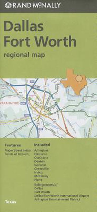 Folded Map Dallas/Fort Worth Reg TX, Rand McNally | 9780528009150 ...