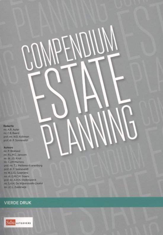 Compendium estate planning | 9789012393157 | P. Blokland | Boeken | bol
