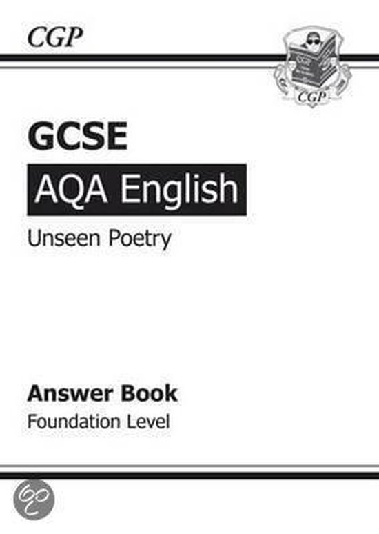 GCSE English AQA Unseen Poetry Answers (for Study & Practice Book ...