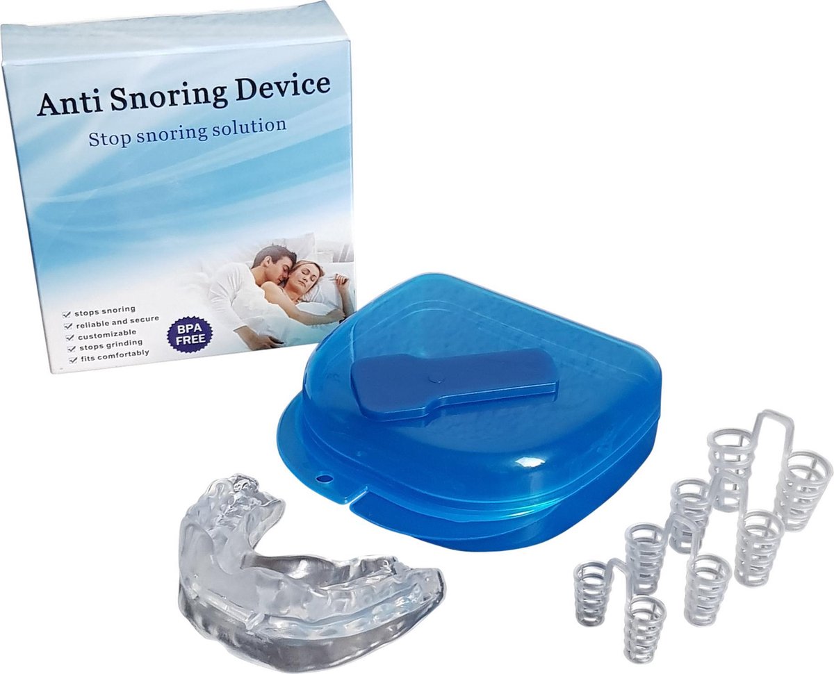 Anti snurk beugel + neusspreiders – De Nr. 1 keus tegen snurken! | bol