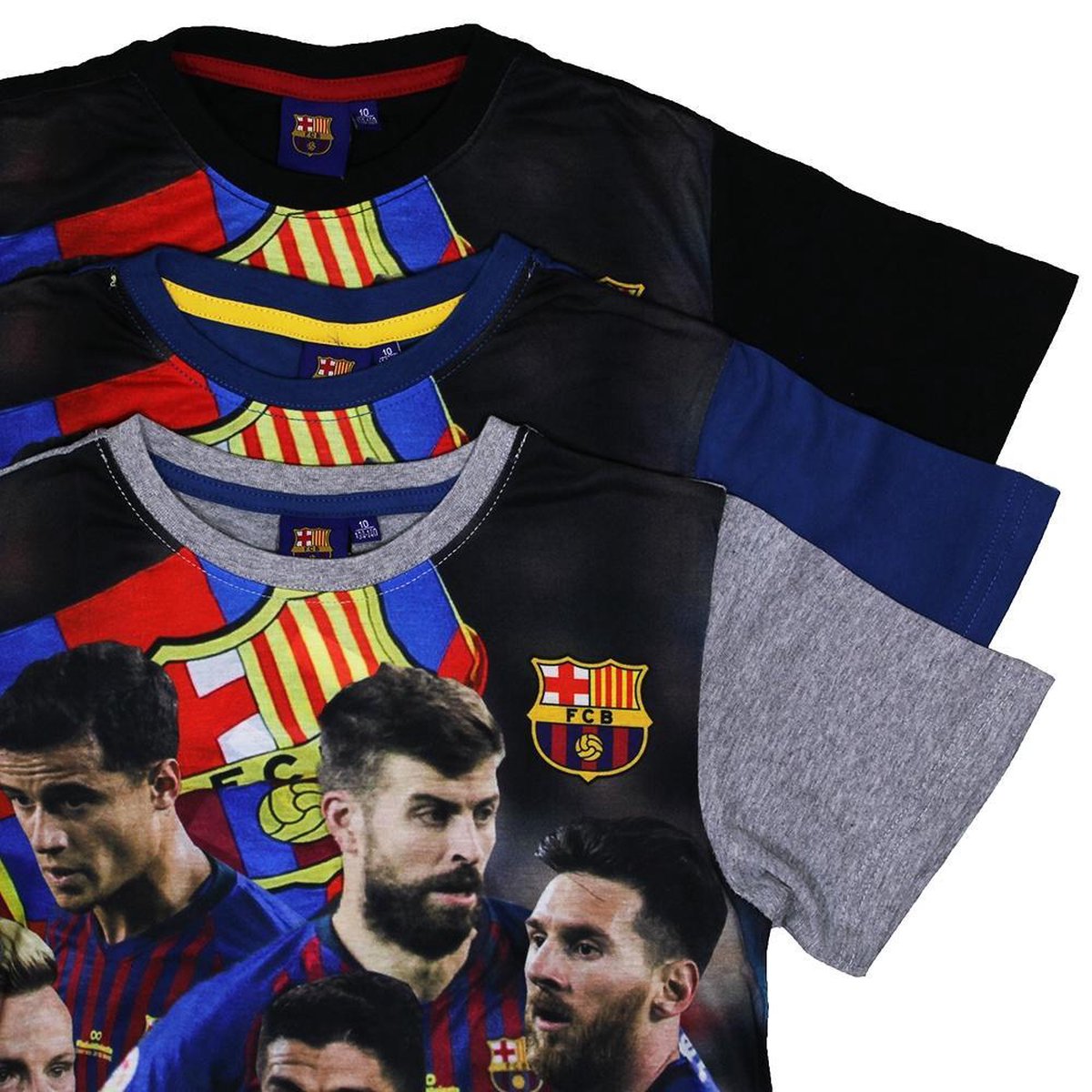 F.C. Barcelona Luis Suarez, Gerard Pique, Lionel Messi, Ivan Rakitic ...