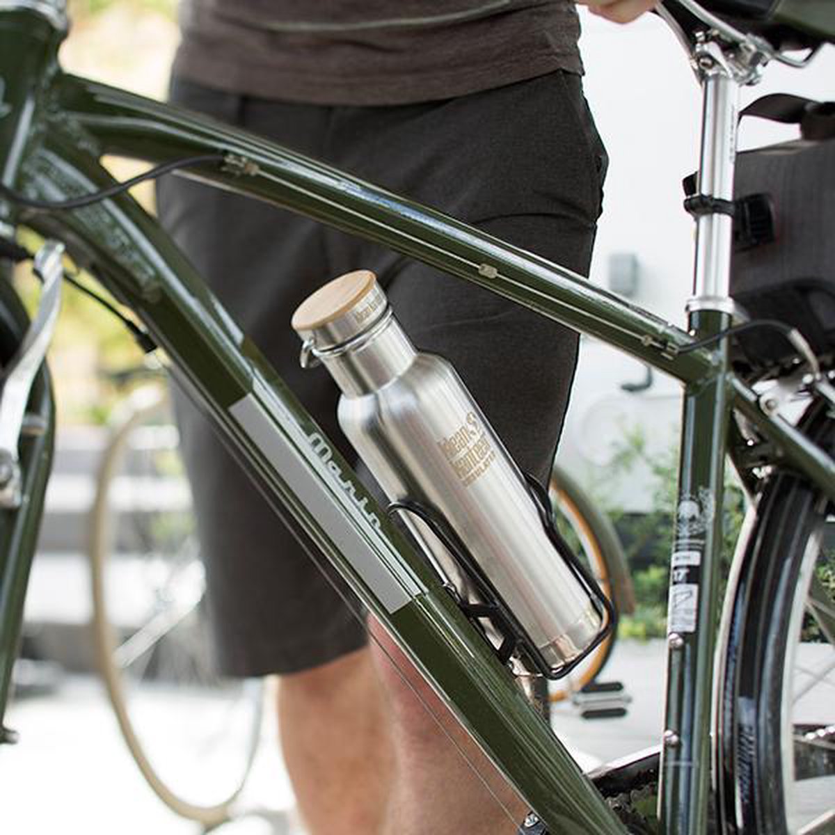 Klean Kanteen Insulated Reflect Uni Bamboo Cap 592ml - Gespiegeld RVS ...