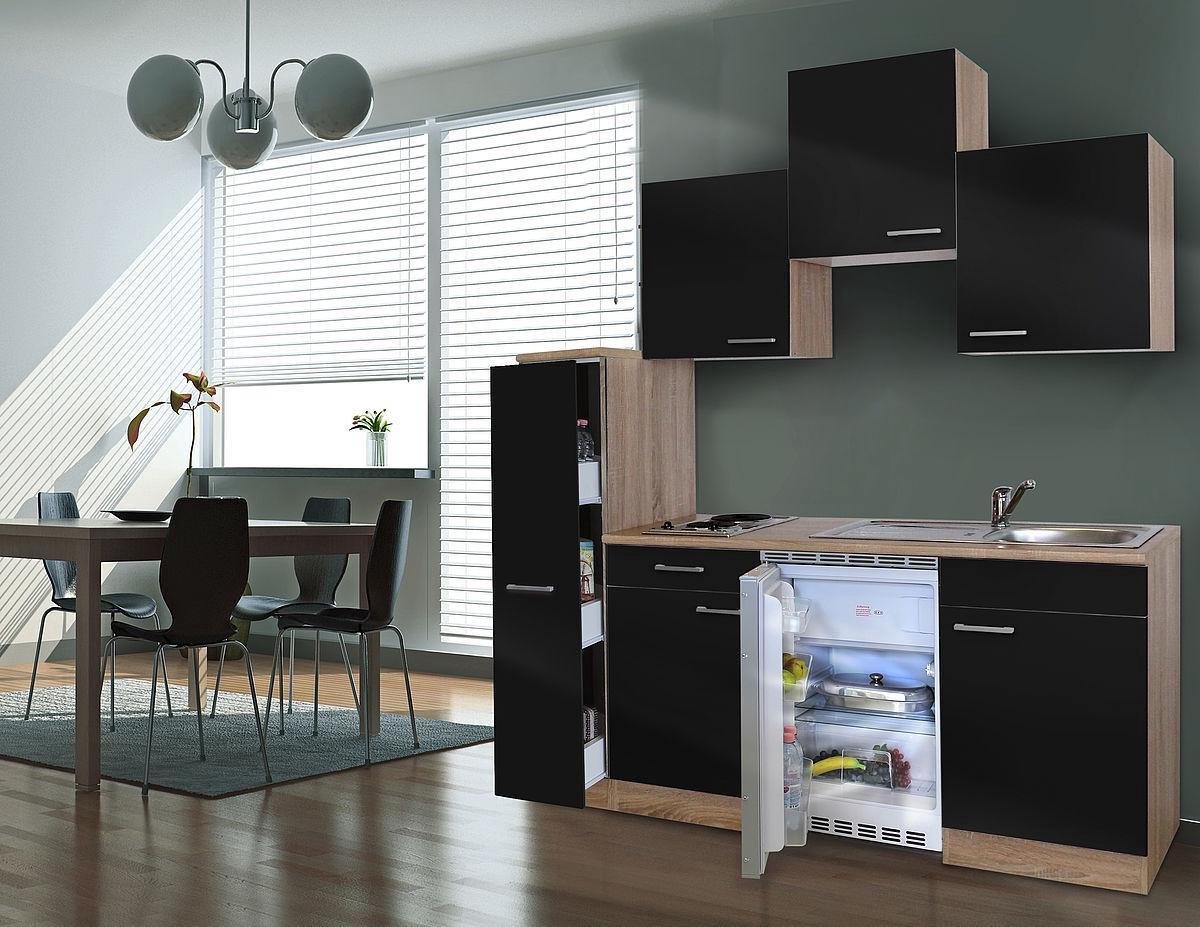 Goedkope keuken 180 cm - complete kleine keuken met apparatuur Luis ...