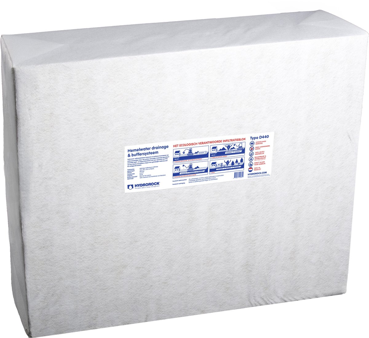 Hydrorock D440 infiltratieblok (120x100x60 cm) | bol.com