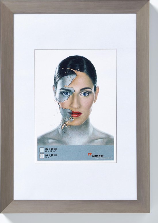 Walther Design Spacy - Fotokader - Fotoformaat 50 x 70 cm - Staal | bol.com