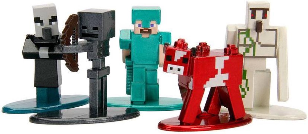 Minecraft Nano Metalfigs Diecast Mini Figuren 5-Pack Wave 2 | bol.com