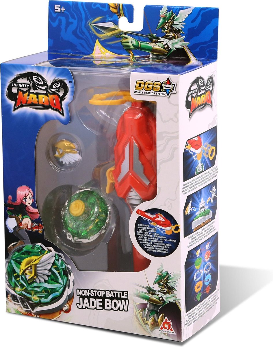 Infinity Nado Tol Battle Pack Original Jade Bow 6 Cm Groen | bol.com