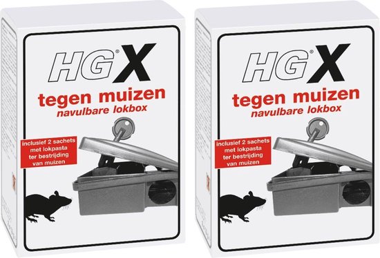 HG Muizen val - Lokbox navulbaar - 2 Stuks ! | bol.com