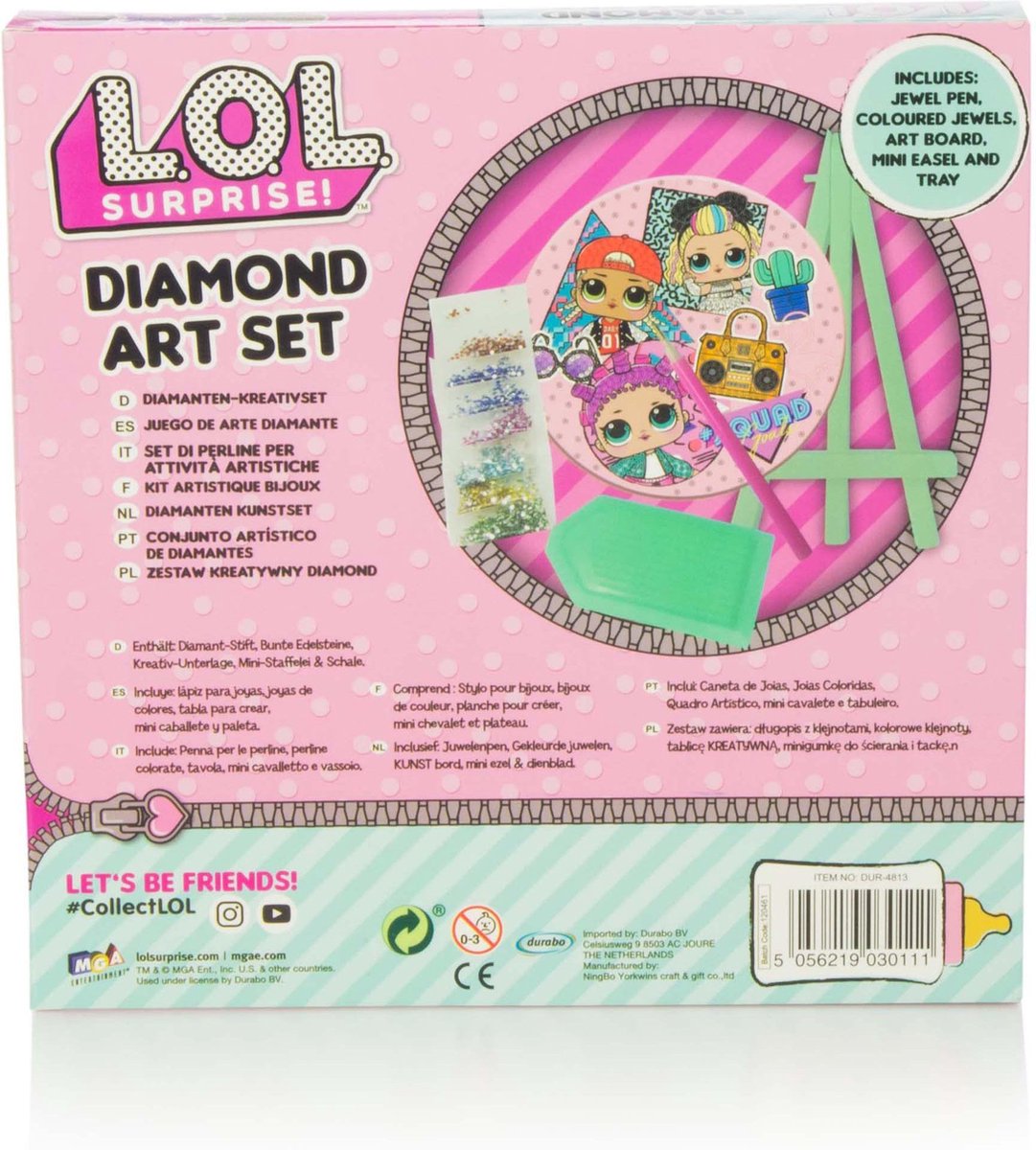 Diamond Painting voor kinderen LOL Surprise | bol.com