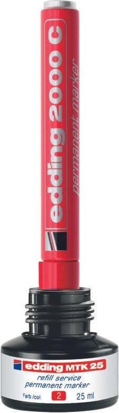 Edding 2000 C Permanent Marker Blister van 3 Rood | bol.com