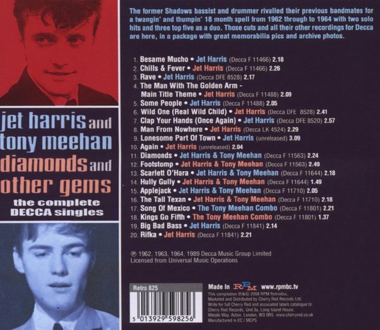 Diamonds And Other Gems, Jet & Tony Meehan Harris | Muziek | bol