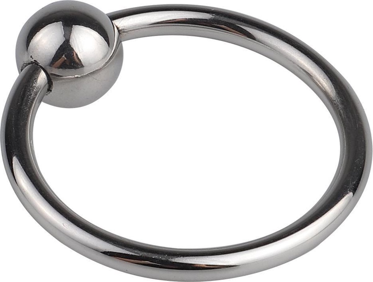 Banoch – Glansring Ball 30 mm - Chirurgisch staal - eikelring | bol