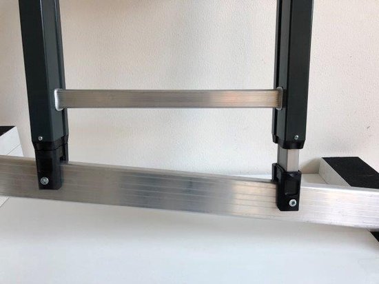 Premium | Schuifladder met Levelingssysteem | 3 delig | 3x10 treden ...