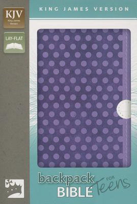 KJV, Backpack Bible for Teens, Leathersoft, Purple, Zondervan ...