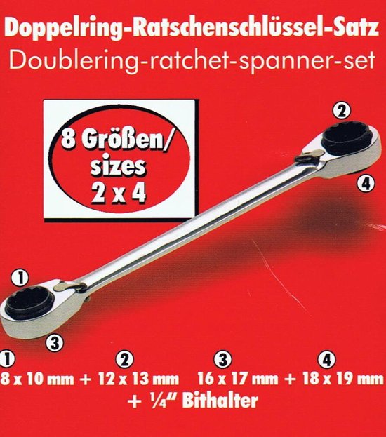 WURTH RINGSLEUTEL RATEL SET 3 DELIG | bol