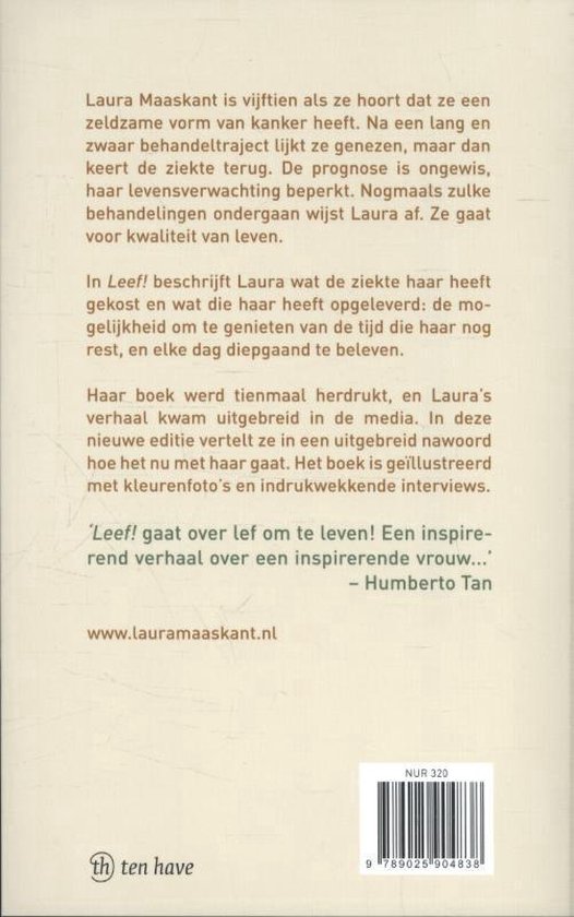 Leef!, Laura Maaskant | 9789025904838 | Boeken | bol
