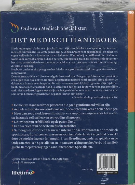 Het Medisch Handboek, Orde van Medisch Specialisten | 9789021535722 ...