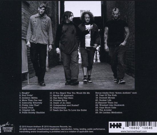 Insecurity Notoriety, Arson Anthem | CD (album) | Muziek | bol.com