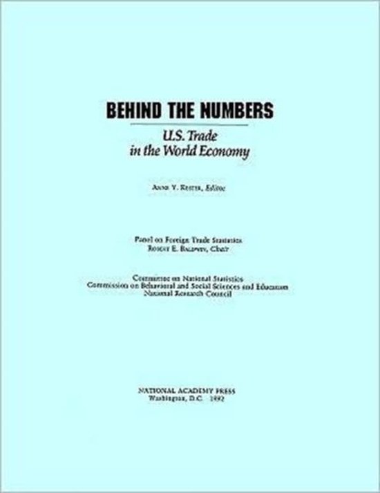 Behind the Numbers | 9780309045902 | National Research Council | Boeken ...