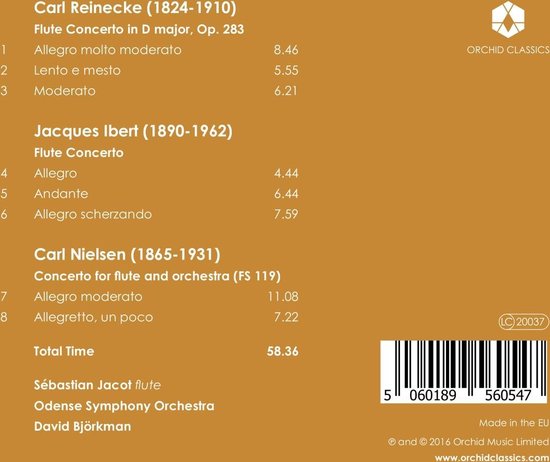 Sébastian Jacot, Odense Symphony Orchestra, David Björkman - Premiere ...