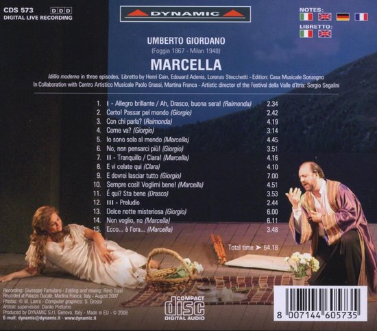 Marcella, Danilo Formaggia | CD (album) | Muziek | bol