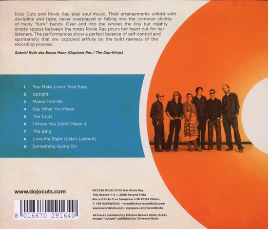 Dojo Cuts Ft. Roxie Ray, Dojo Cuts Ft. Roxie Ray | CD (album) | Muziek ...
