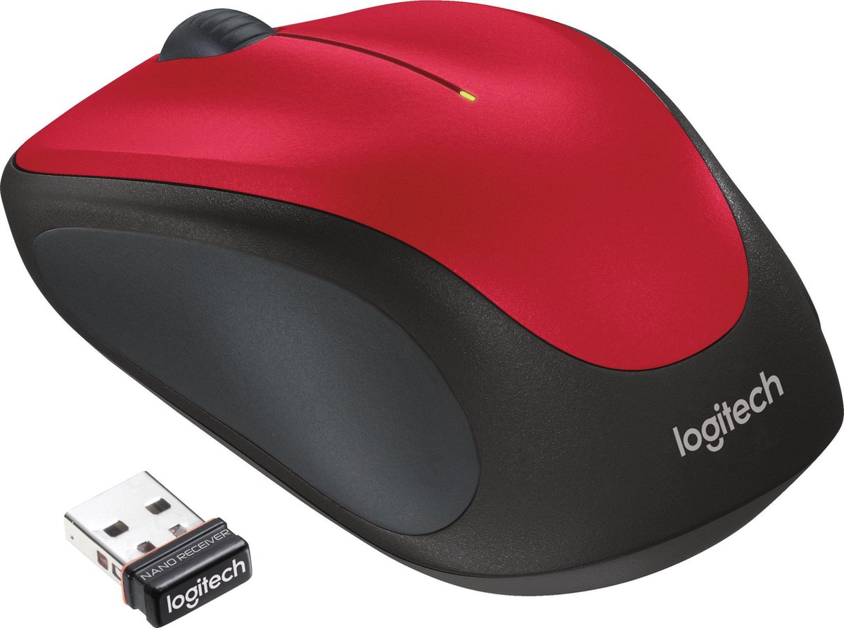 bol.com | Logitech M235 - Draadloze Muis - Rood