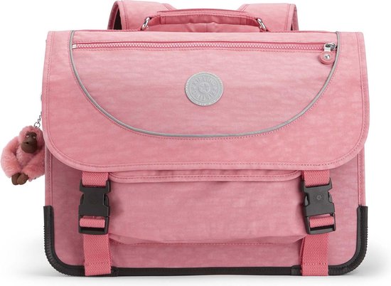 Kipling Preppy Rugzak + Regenhoes - Kinderen - Pink Flash | bol.com